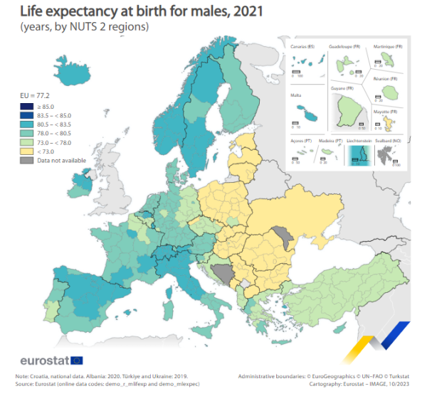 Eurostat: Ποιο είναι το προσδόκιμο ζωής στην Ελλάδα - Ποιες χώρες έχουν το υψηλότερο - Η ΓΝΩΜΗ